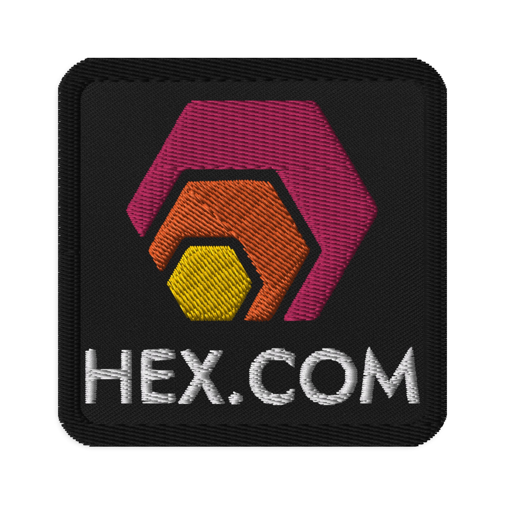 HEX.COM Embroidered Patch – Hexmerch.com